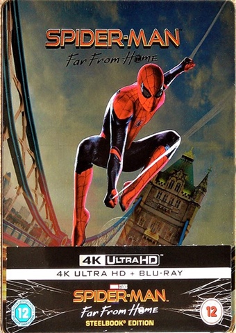Spider-Man: Far From Home (12) 2019 4K UHD+BR Limited Ed. Steelbook. - CeX (UK): - Buy, Sell, Donate